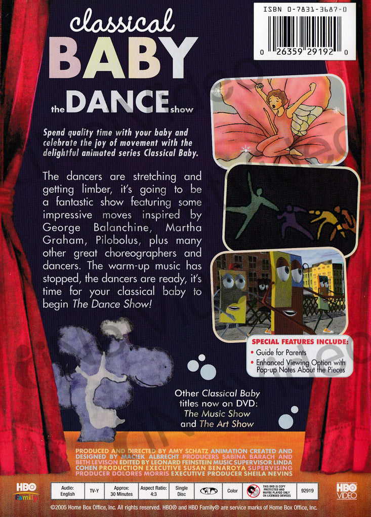 Classical Baby -The Dance Show on DVD Movie