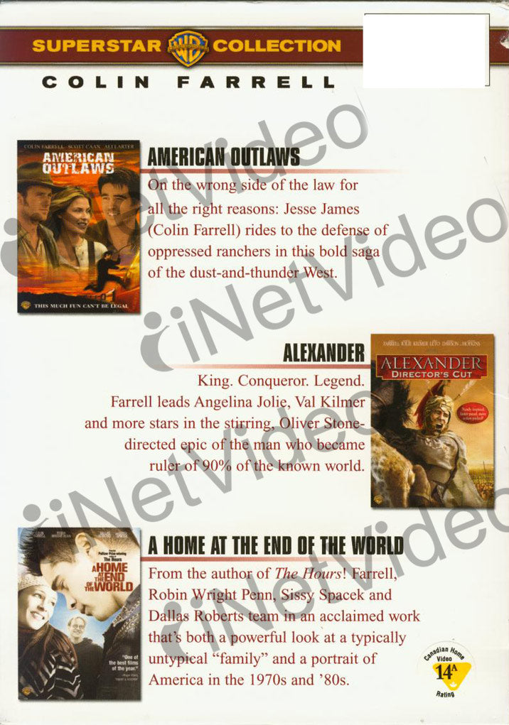 Colin Farrell - Superstar Collection (Triple Feature)(Boxset) on DVD Movie