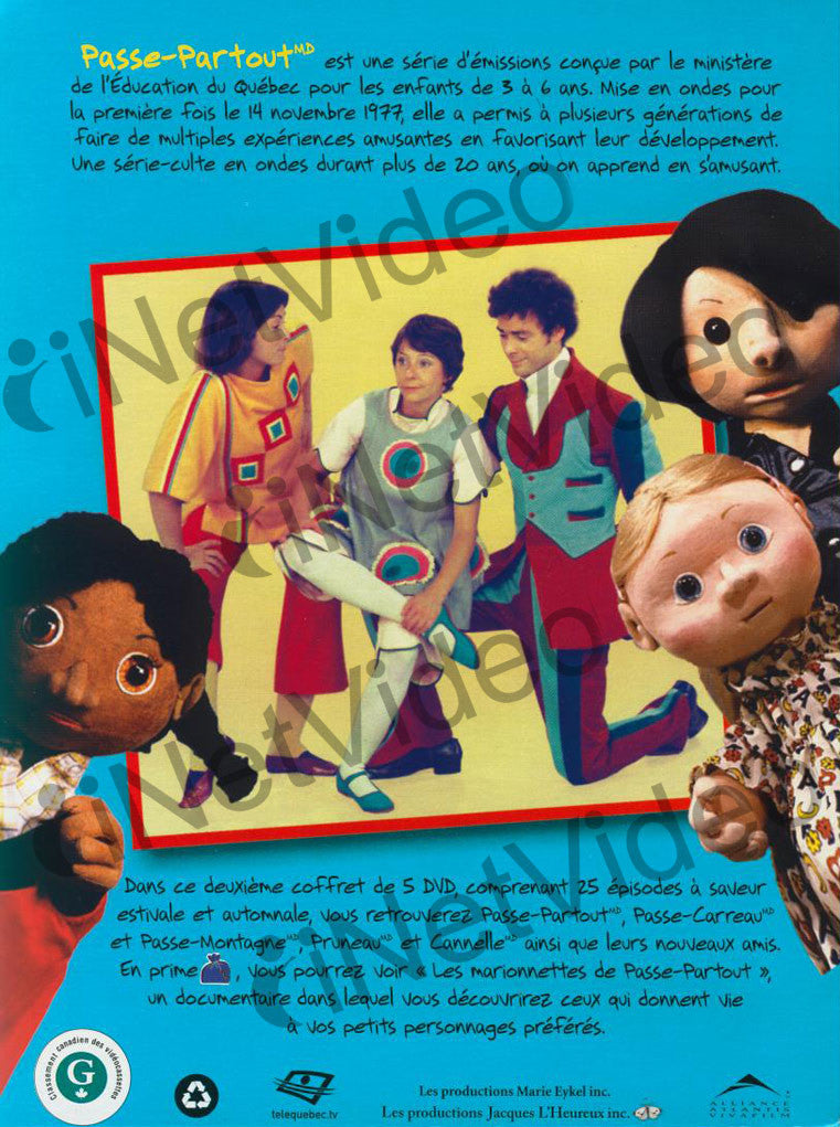 Passe-Partout - Volume 2 (Boxset) on DVD Movie