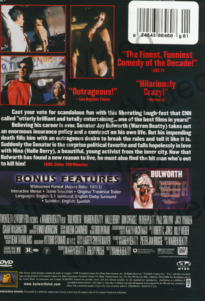Bulworth Poster