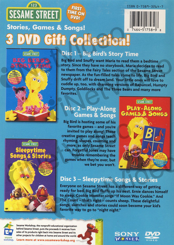 Sesame Street Dvd Set