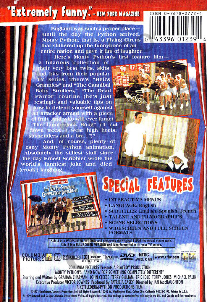 And Now For Something Completely Different Monty Python