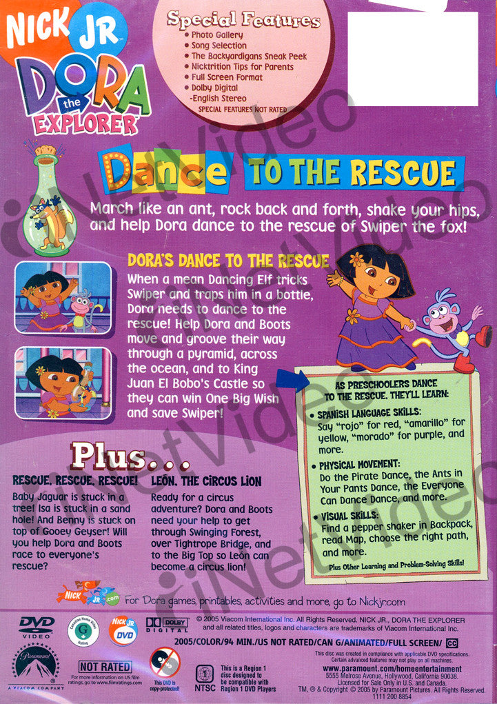 Dora The Explorer Dance To The Rescue Book