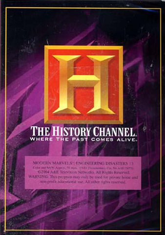 Modern Marvels - Engineering Disasters 13 - The History Channel on DVD ...
