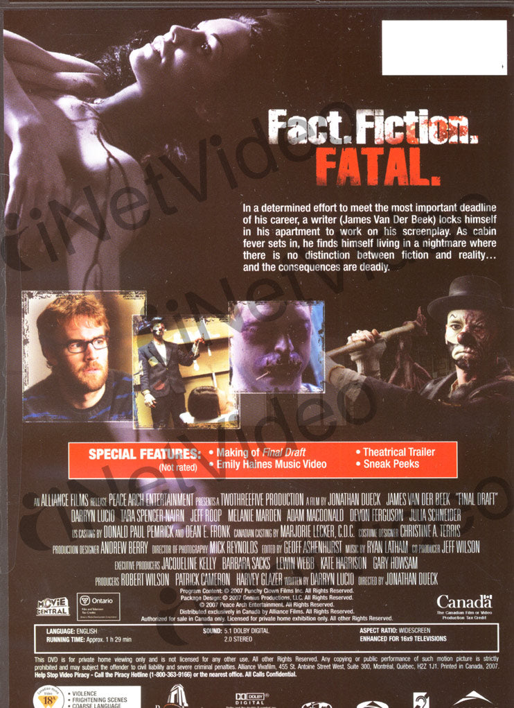 Final Draft on DVD Movie