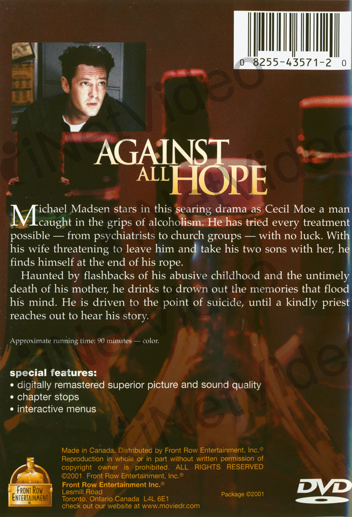 Against All Hope on DVD Movie