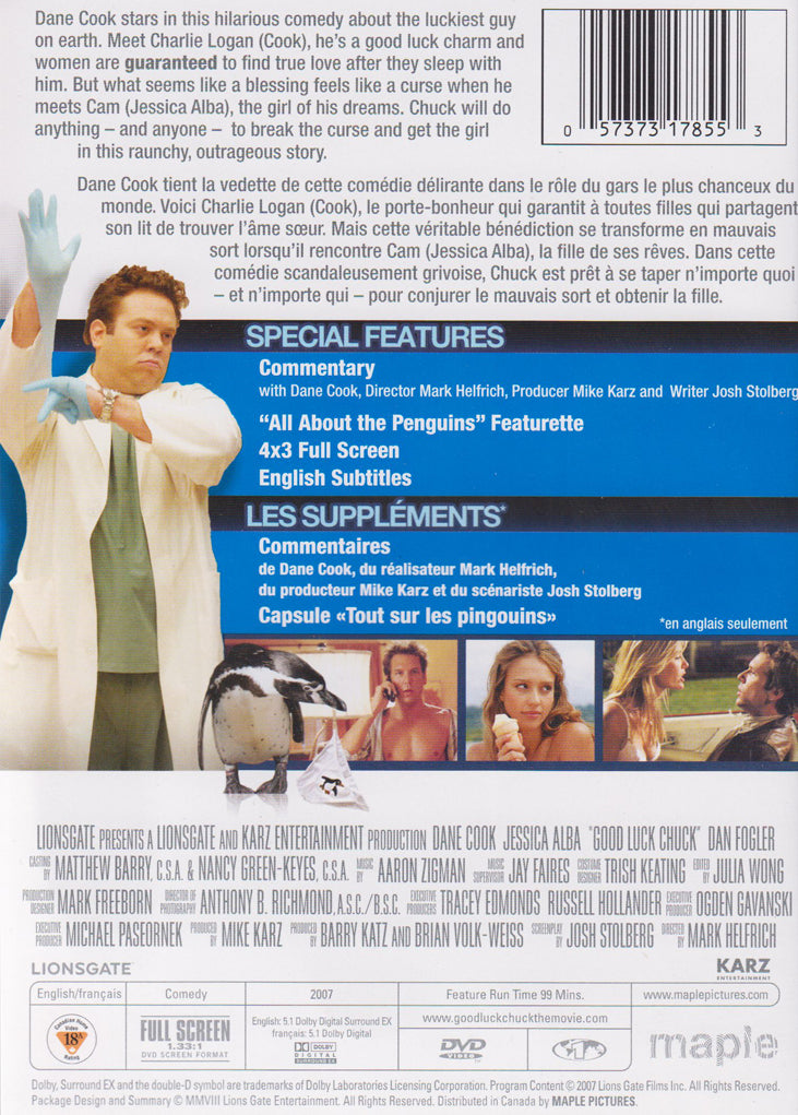 Good Luck Chuck Dvd Good Luck Chuck