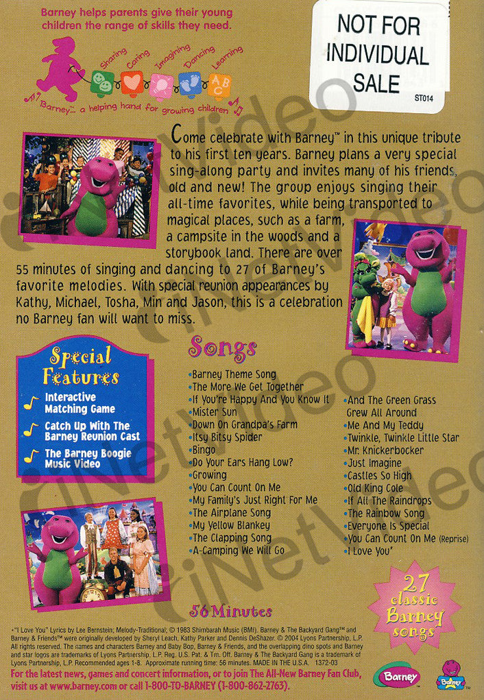 Sing And Dance With Barney