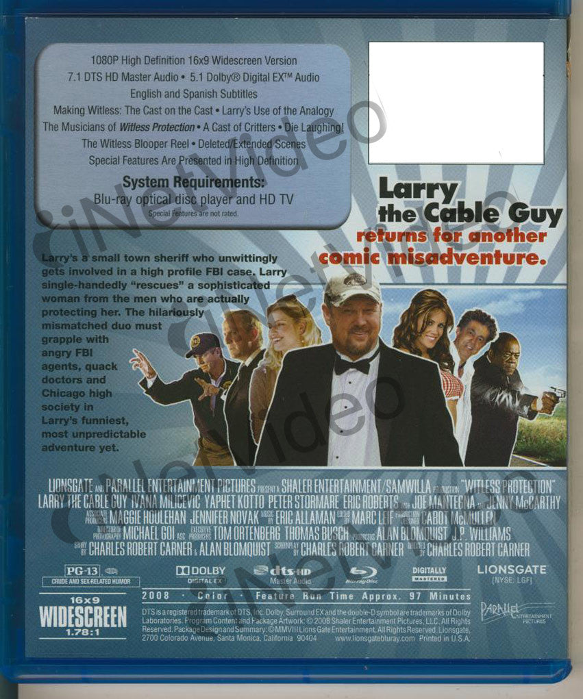 Witless Protection (Blu-ray) on BLU-RAY Movie