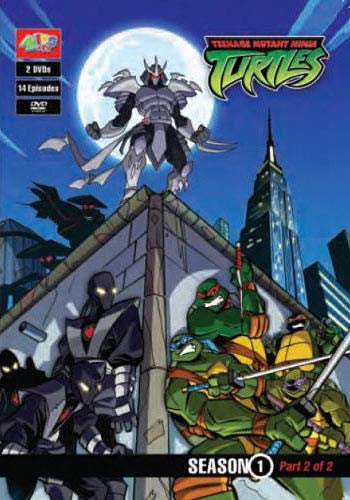 Teenage Mutant Ninja Turtles Season 2 Dvd