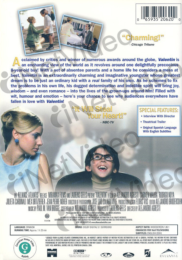 Valentin on DVD Movie