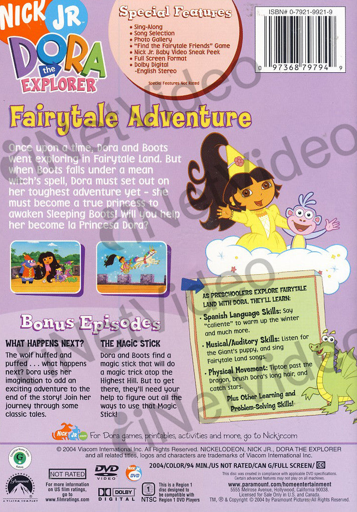 Dora The Explorer Fairytale Adventure