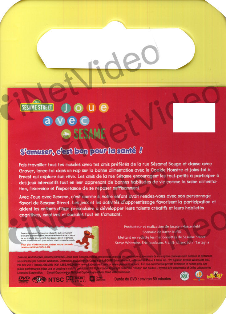 Joue Avec Sesame - S'amuser, C'est Bon Pour La Sante! - (Sesame Street ...
