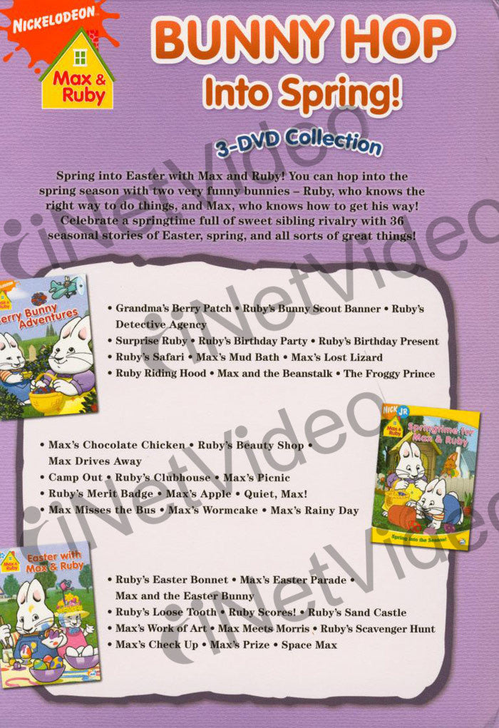 Max and Ruby - Bunny Hop Into Spring (Boxset) on DVD Movie