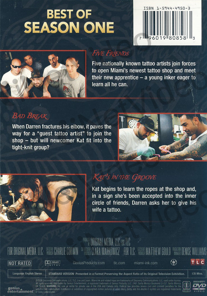 Miami Ink - Best Of Seaon One on DVD Movie