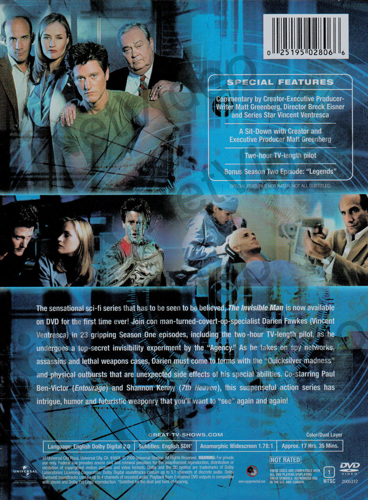 The Invisible Man Dvd
