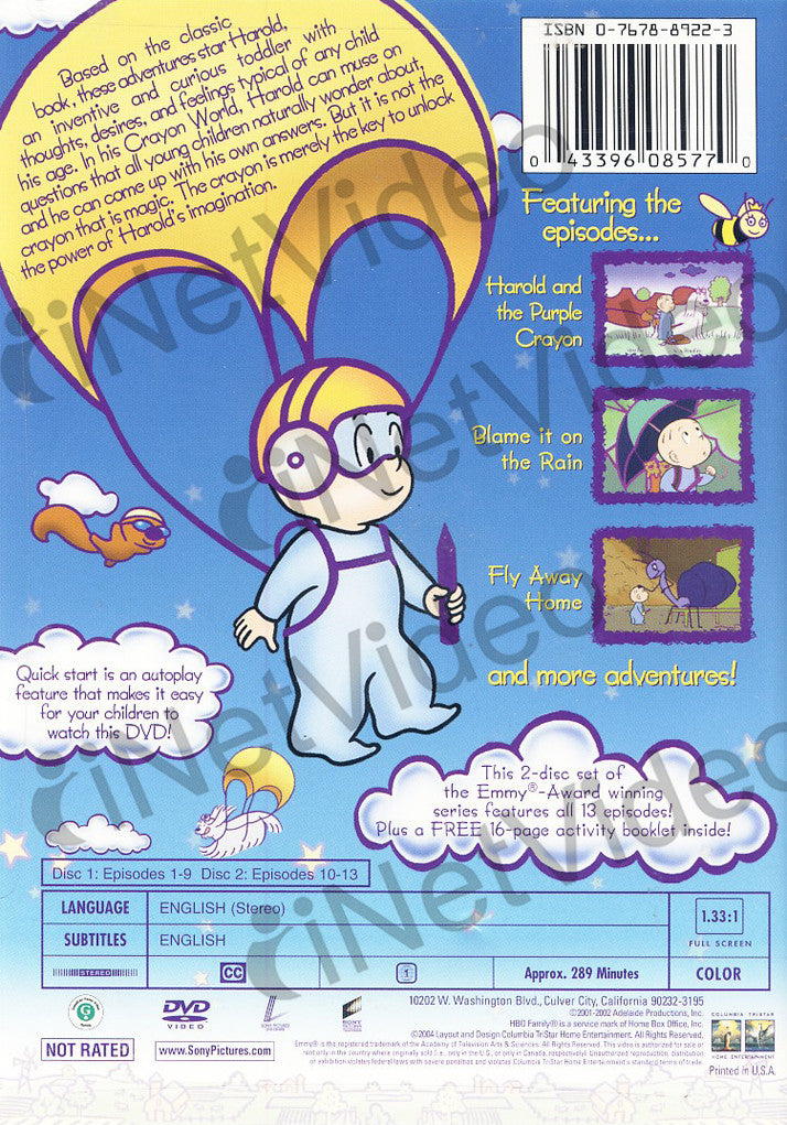 Harold And The Purple Crayon Vhs