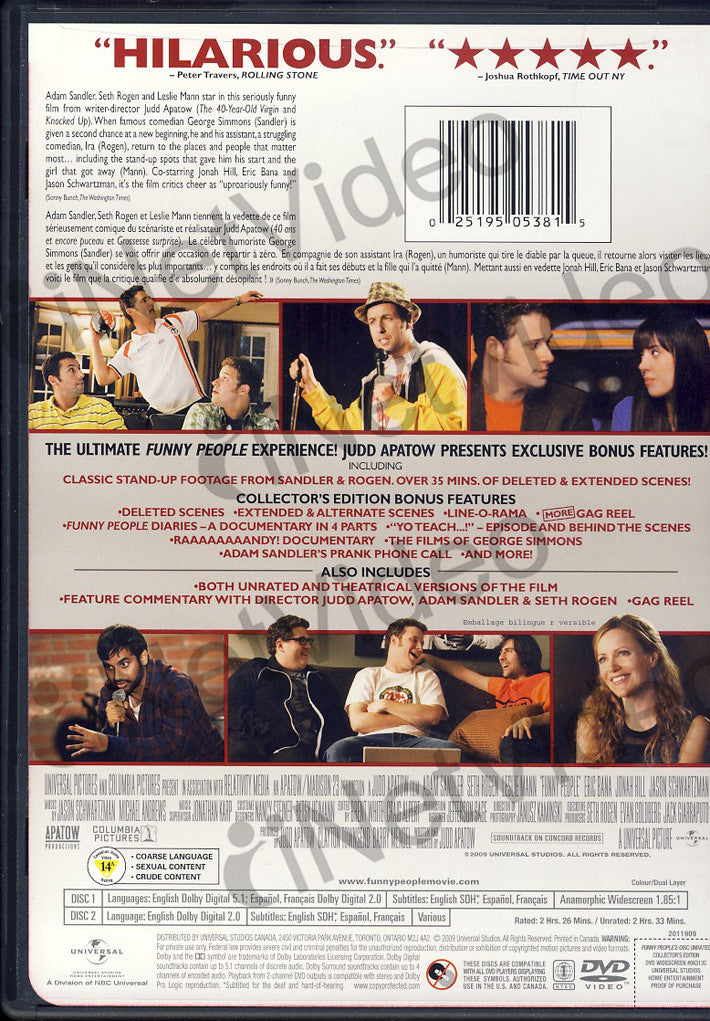 Funny People Dvd