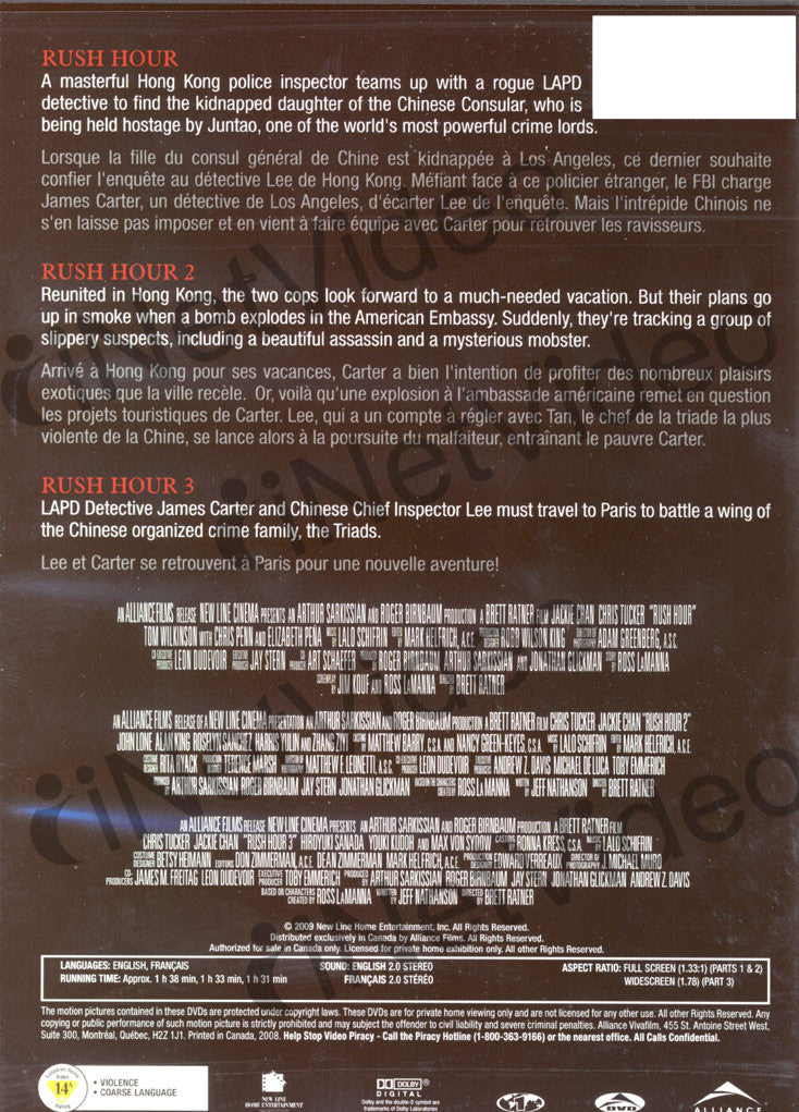 Rush Hour 1998 Blu Ray