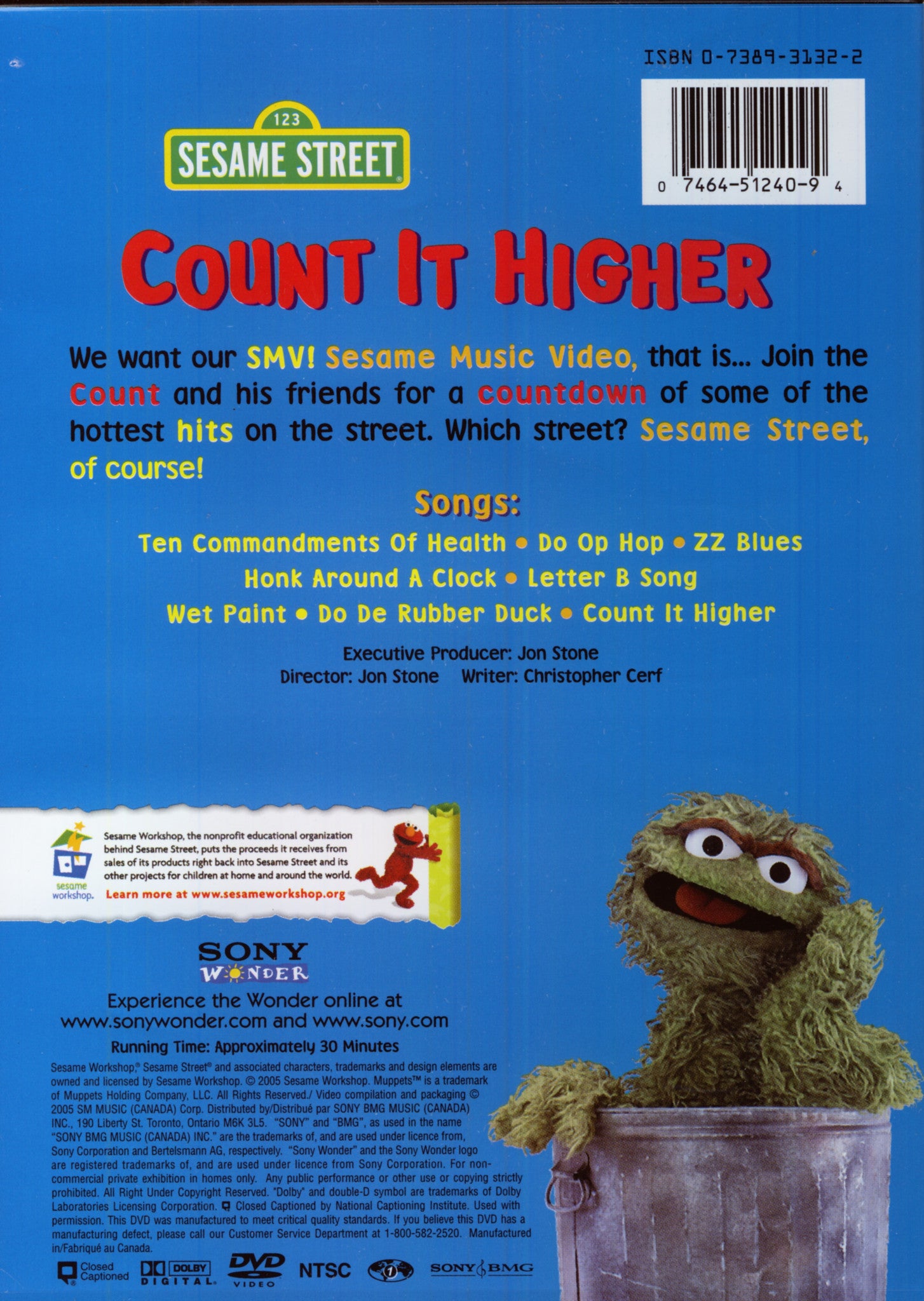Sesame Street Count It Higher Dvd