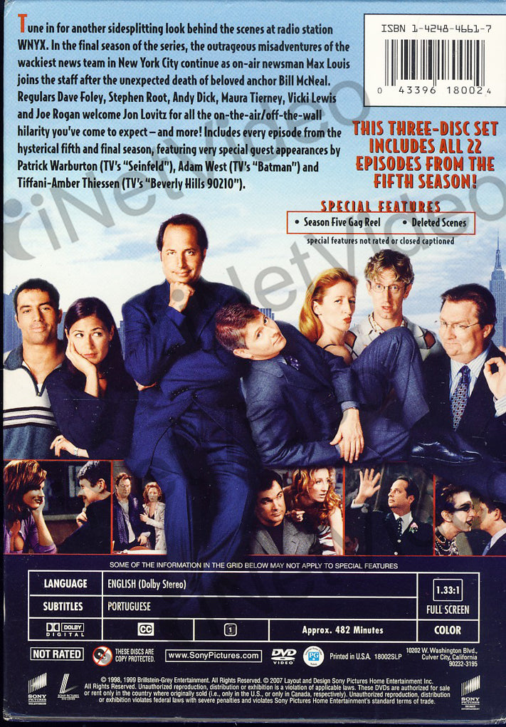 NewsRadio - The Complete Fifth Season (5th) (Boxset) on DVD Movie