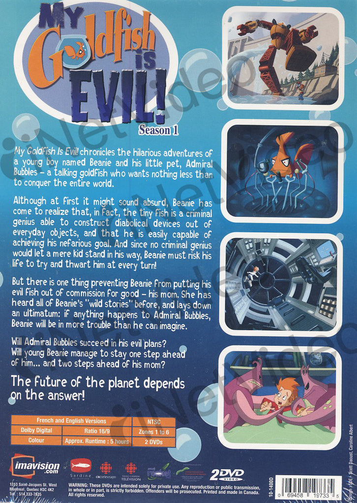 My Goldfish Is Evil - Season 1 (Boxset) on DVD Movie