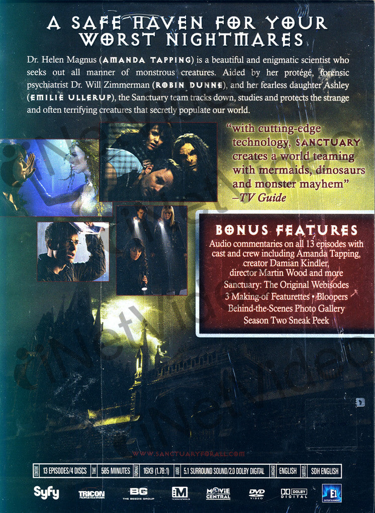 Sanctuary - The Complete Season 1 (Boxset) on DVD Movie