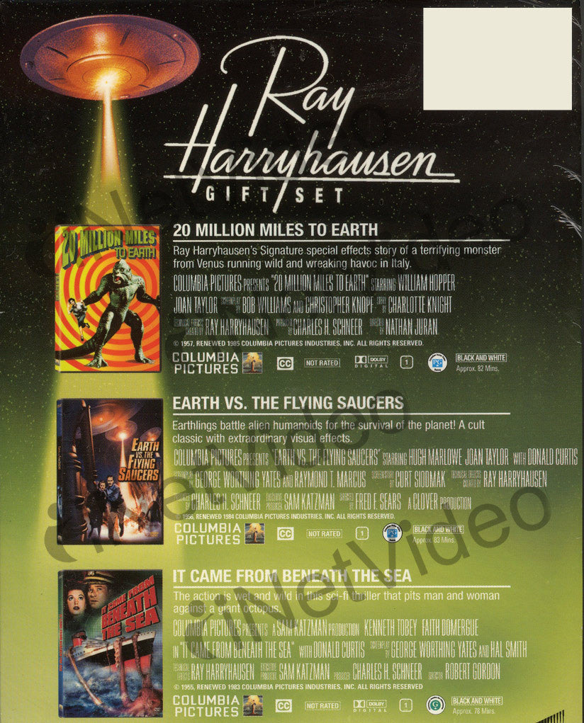Ray Harryhausen Gift Set with Book (Boxset) on DVD Movie