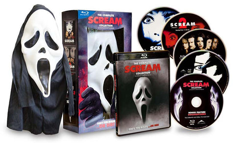 Scream Complete Collection (Scream 1,2,3,4) (With Mask) (Boxset) (Blu ...