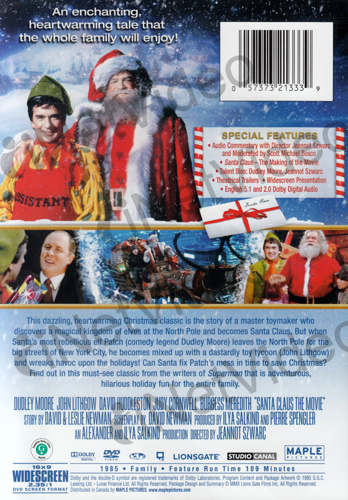 The Santa Clause Dvd Cover