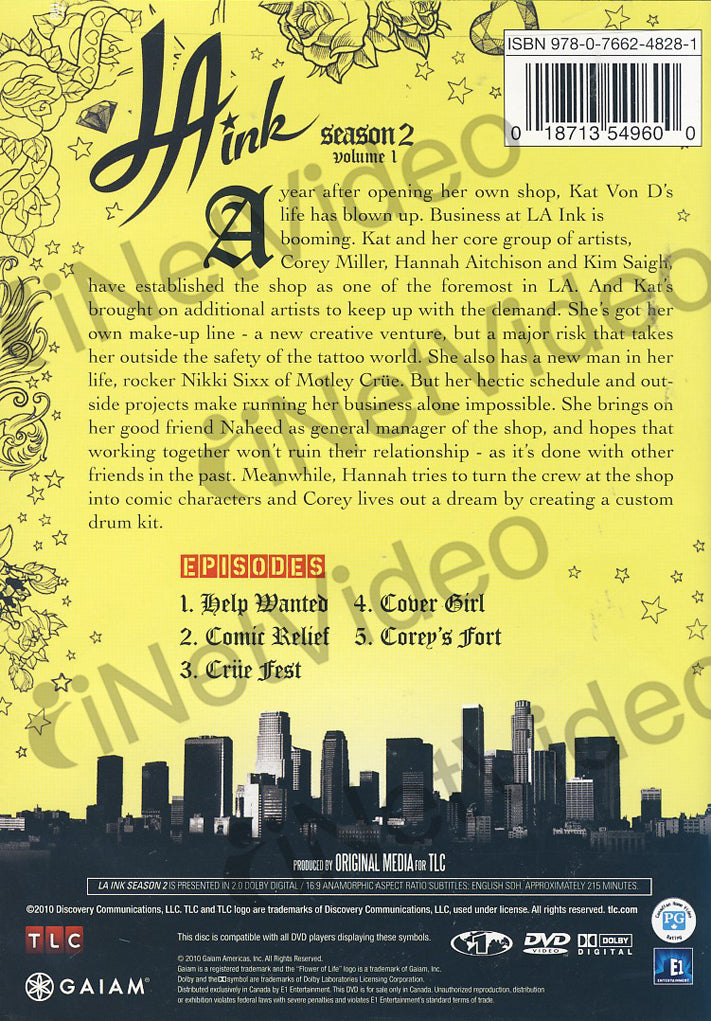 L.A. Ink - Season 2, Vol. 1 on DVD Movie