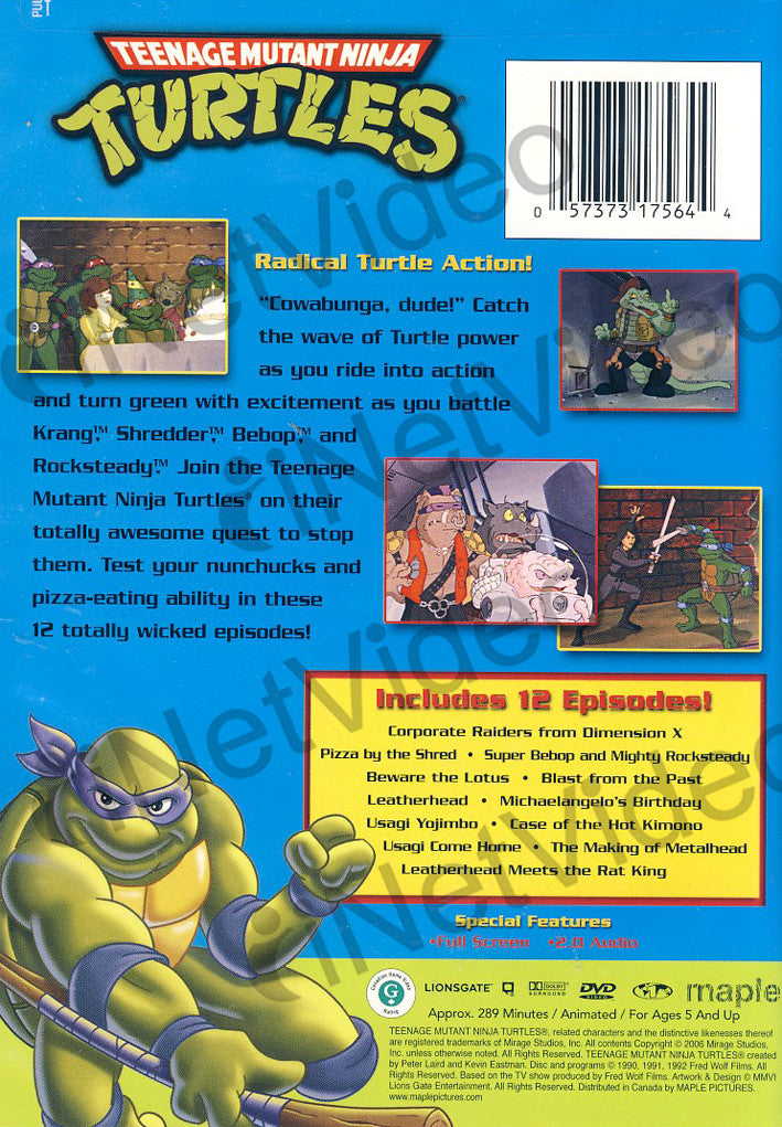 Teenage Mutant Ninja Turtles - Original Series (Volume 5) on DVD Movie