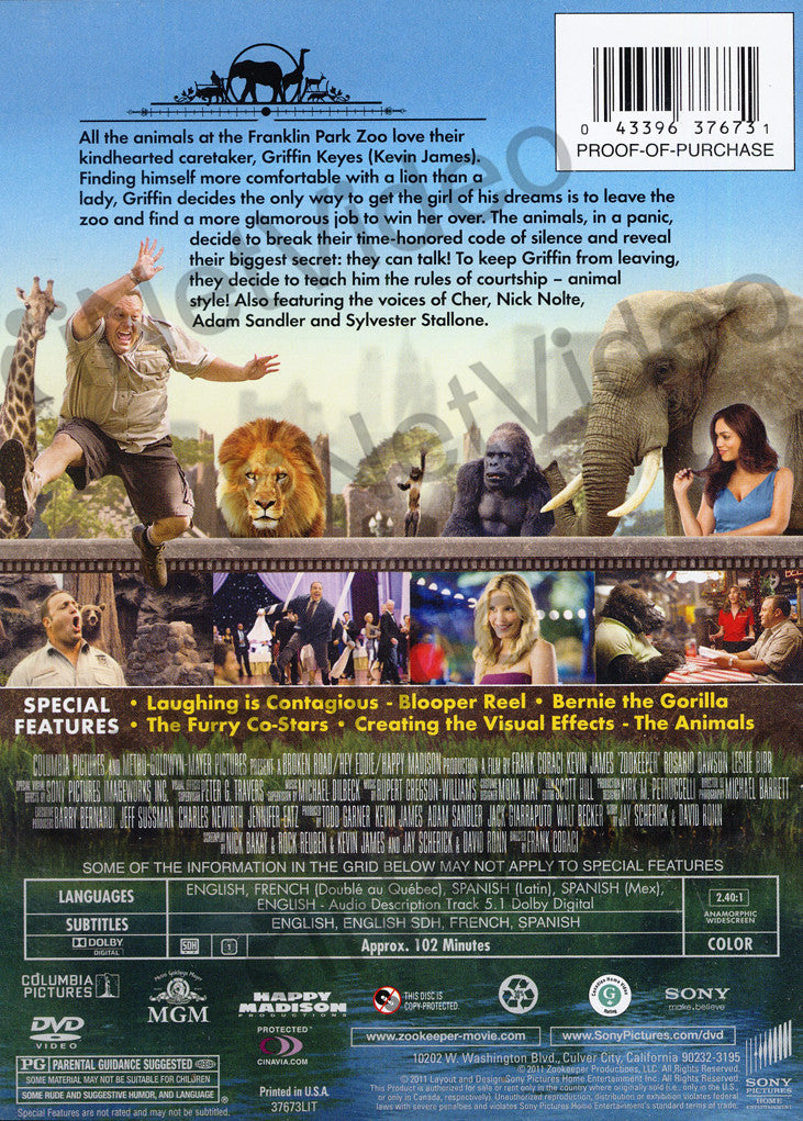 Zookeeper Movie Logo