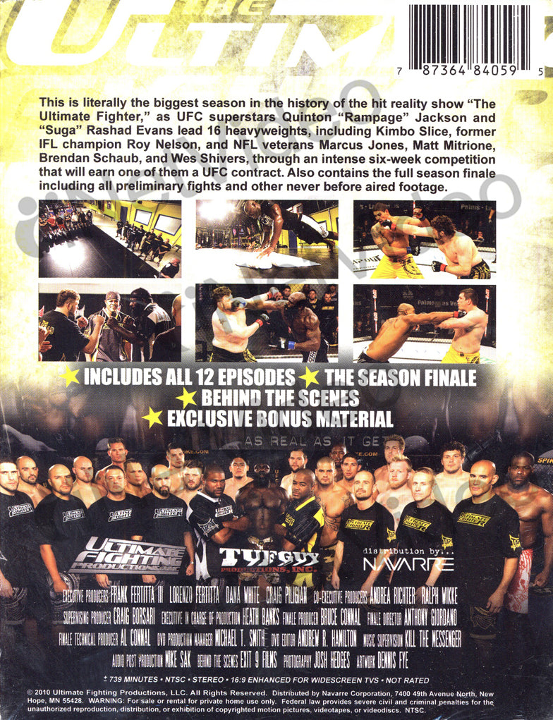 UFC- Ultimate Fighter - Heavyweights (Boxset) on DVD Movie