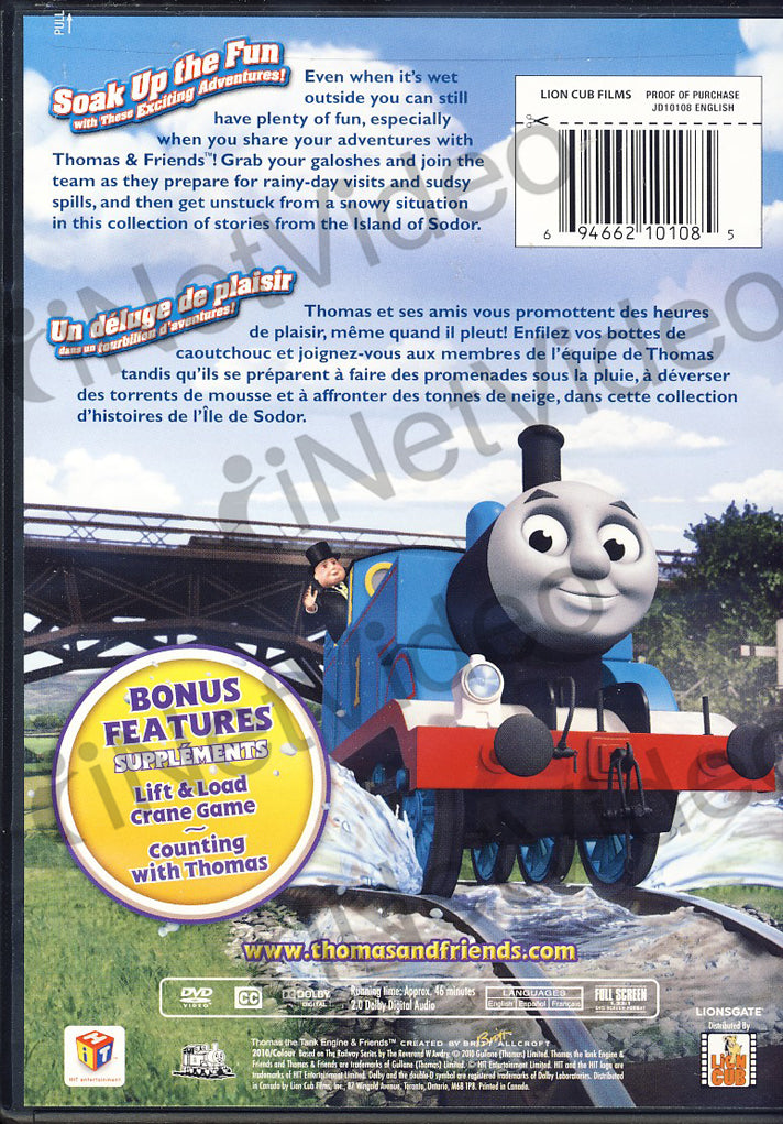 Thomas And Friends - Splish, Splash, Splosh! (Bilingual) on DVD Movie