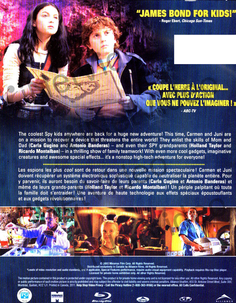 Spy Kids 2 Dvd