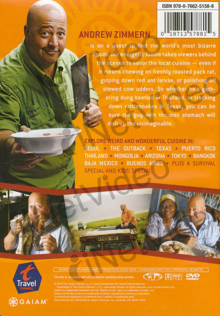 Bizarre Foods With Andrew Zimmern: Collection 4, Part 2 on DVD Movie