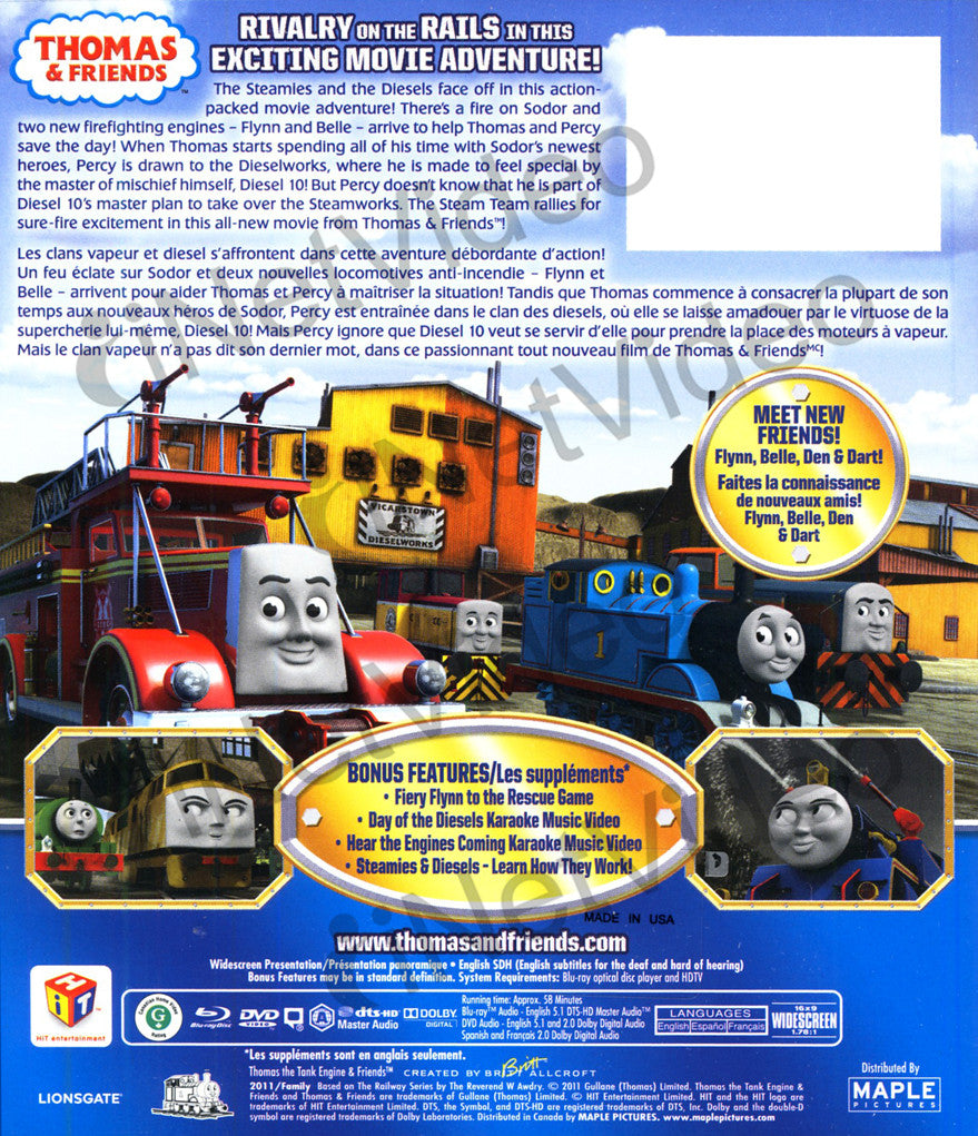 Thomas & Friends - Day of the Diesels (Blu-ray/DVD Combo) (Blu-ray ...