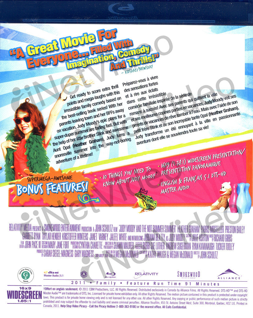 Judy Moody And The Not Bummer Summer Poster