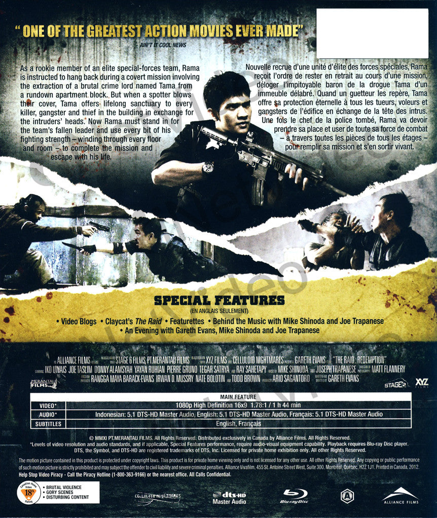 The Raid Dvd Cover