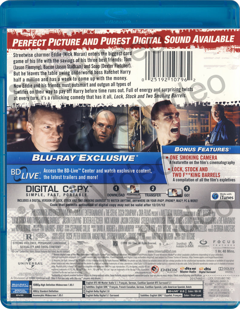 Lock Stock And Two Smoking Barrels Dvd