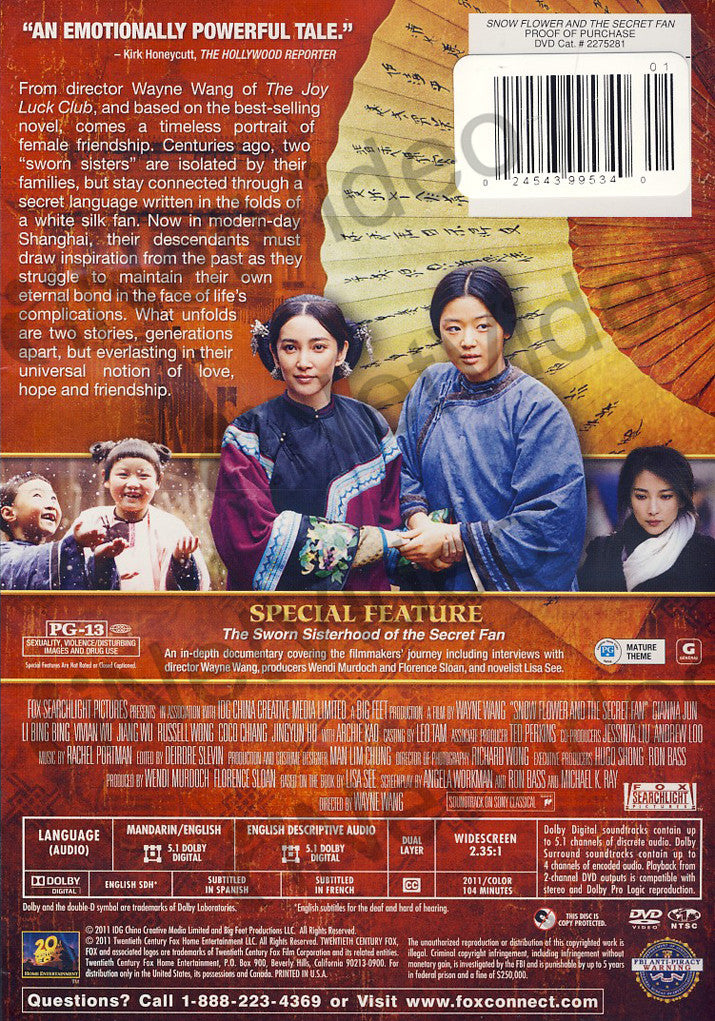 Snow Flower And The Secret Fan Movie