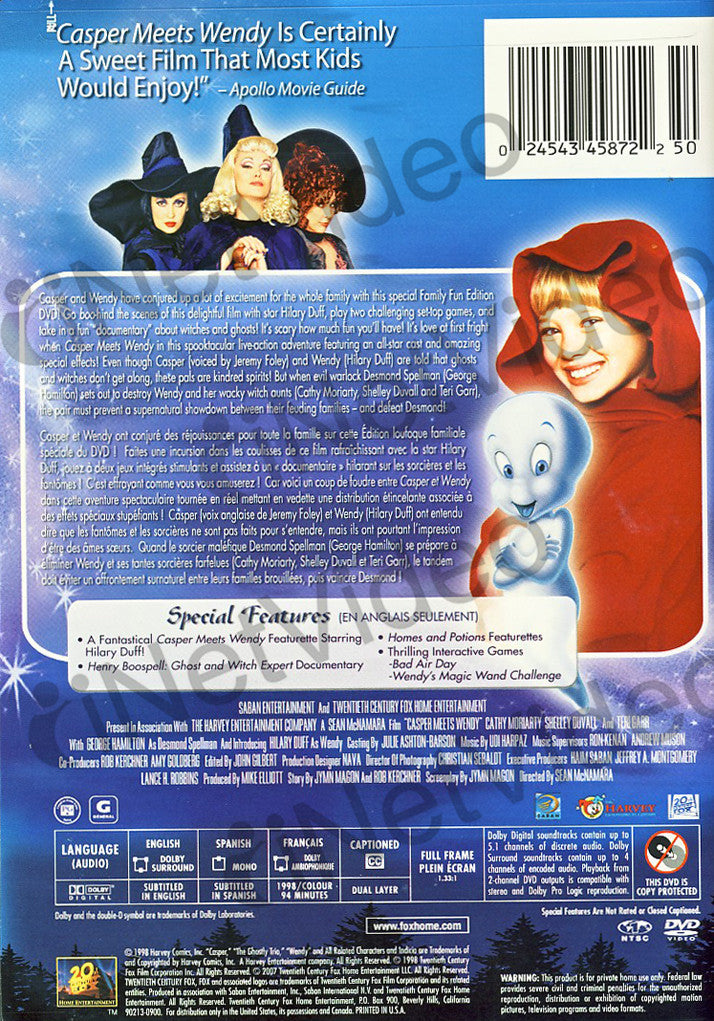 Casper Meets Wendy Vhs