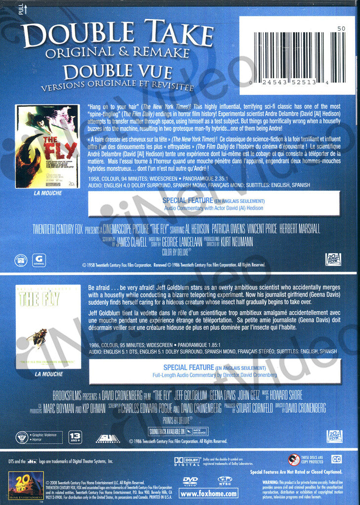 The Fly 1958 Dvd