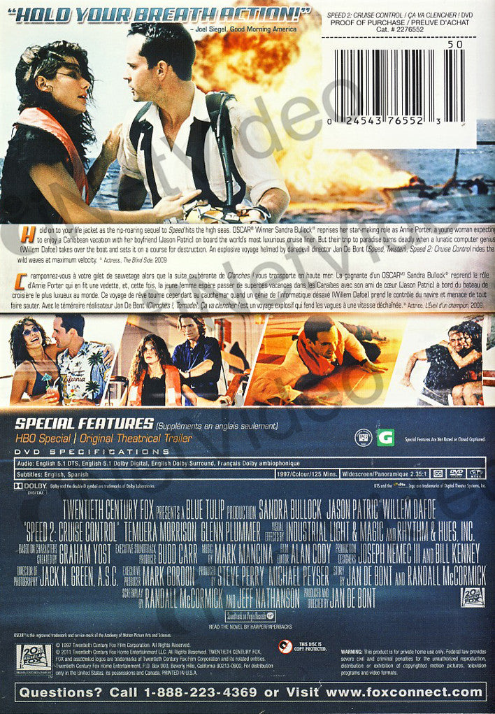 Speed 2 Dvd