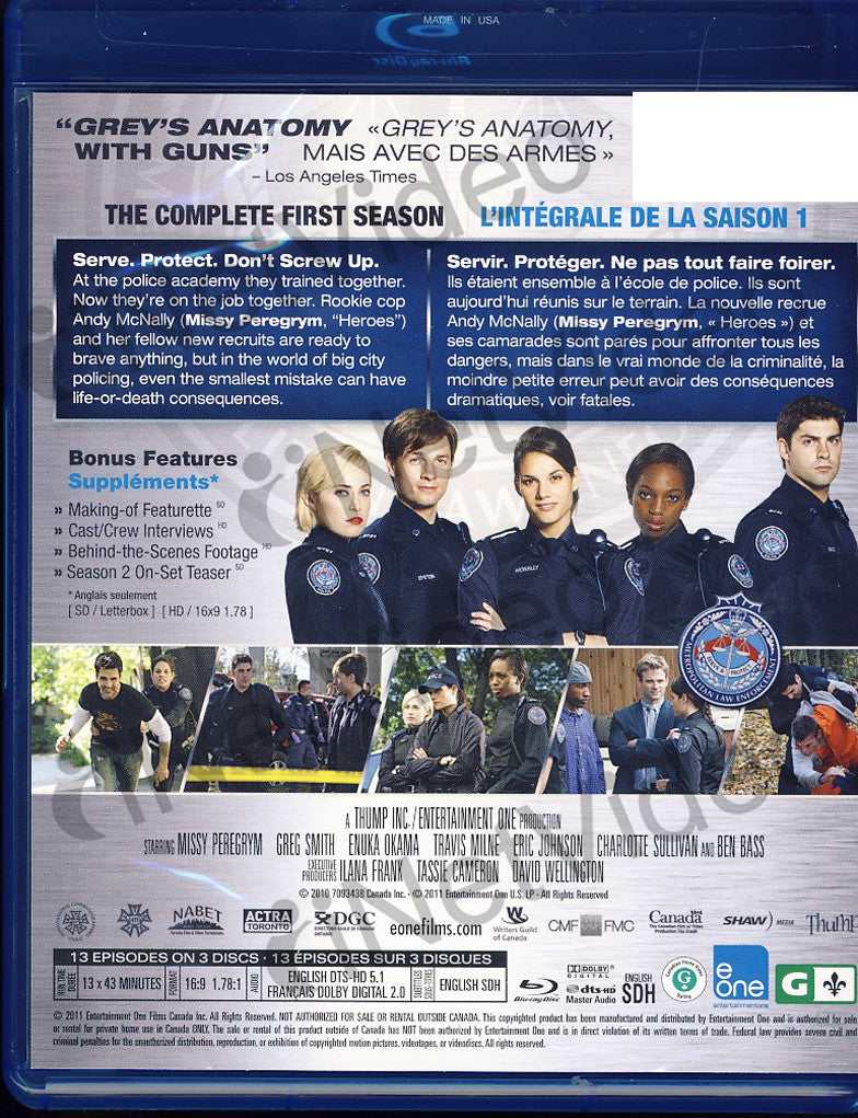 Rookie Blue Season 3 Dvd