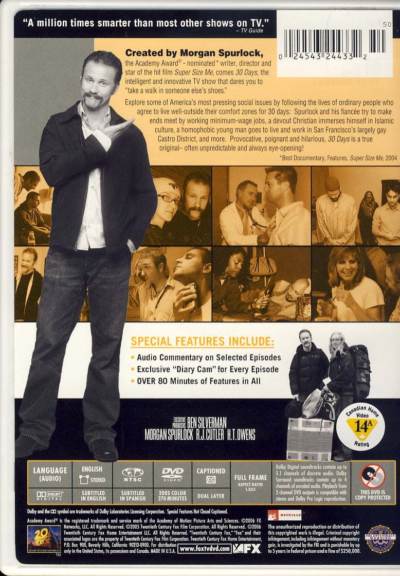 30 Days - Season 1 (Morgan Spurlock) on DVD Movie