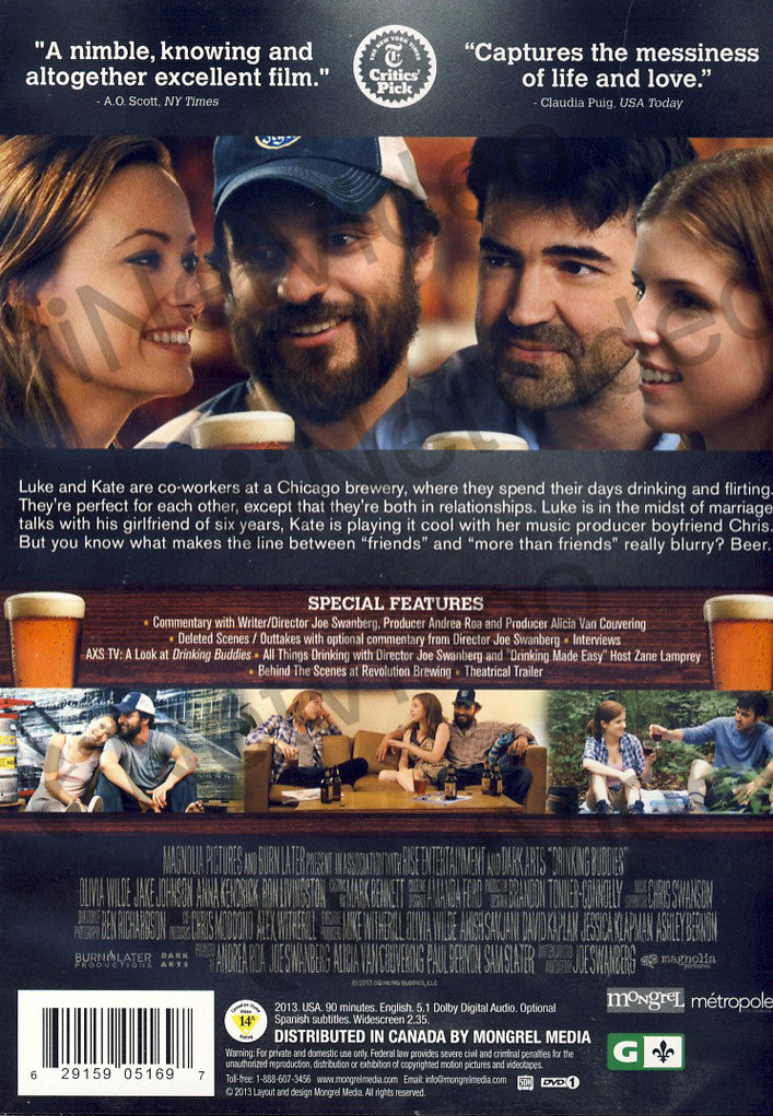 Drinking Buddies Dvd Cover