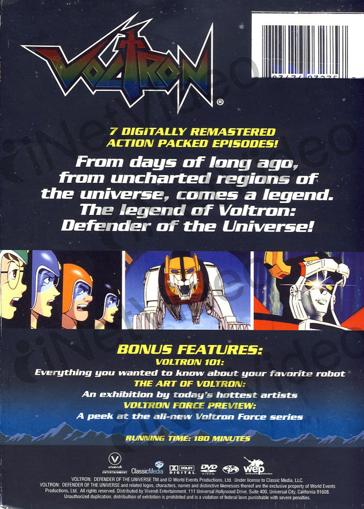 Voltron Dvd