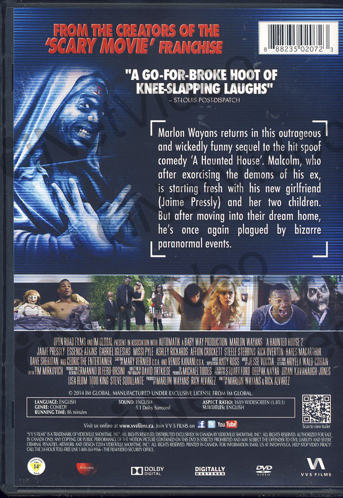 A Haunted House 2 Dvd Cover